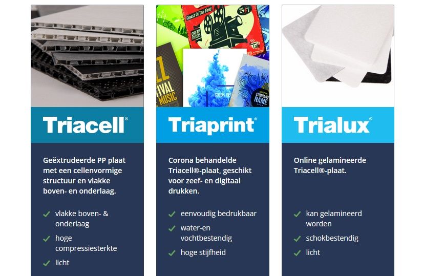 Launch of new products : Triacell® / Triaprint® / Trialux® - Blog